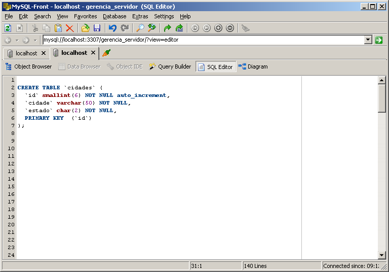 MySQL - Criação Duma Tabela - Como Criar Um Site, Blog - WebMaster.pt